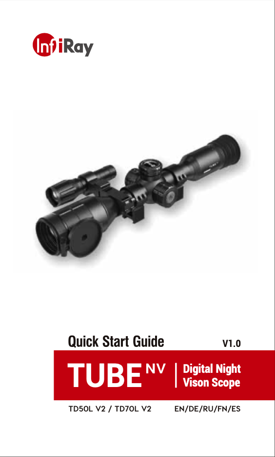 Digital Night Vision Riflescope TUBE NV v2 Series- TD70L V2 Manufacturer